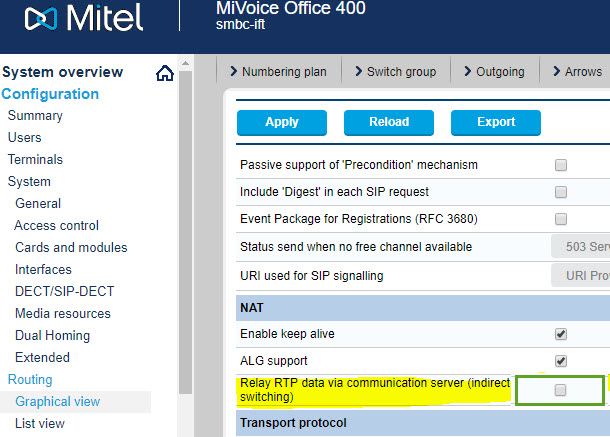 Configure MiVO400 on SMBC Platform